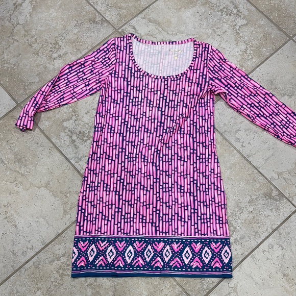 Lilly Pulitzer | Dresses | Lilly Pulitzer Pink Patterned Womans Dress ...